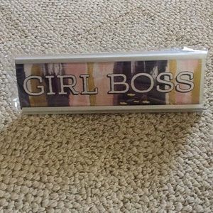 Office | Girl Boss Desk Sign | Poshmark